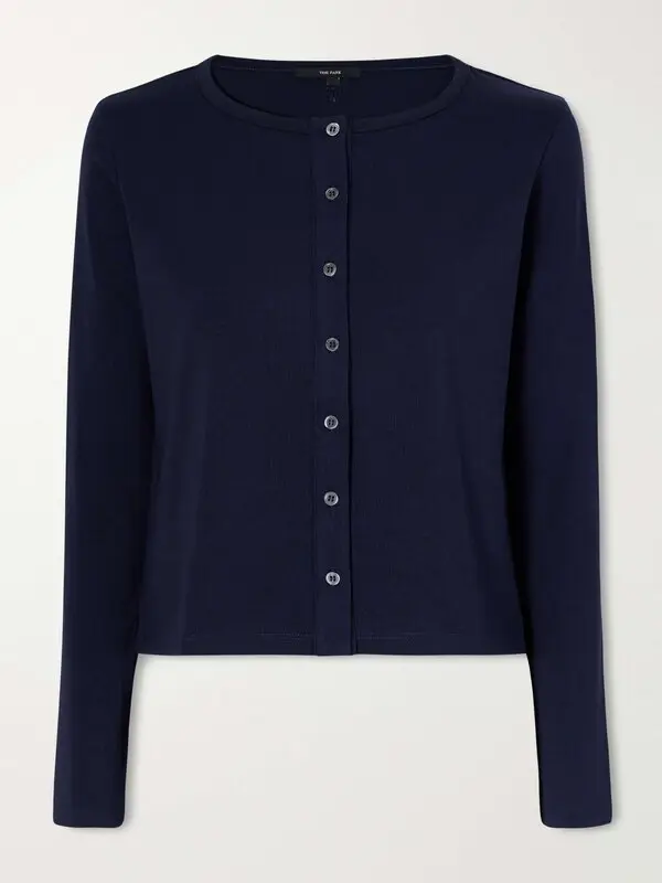 THE PARK Arely Microtencel™-blend Jersey Cardigan