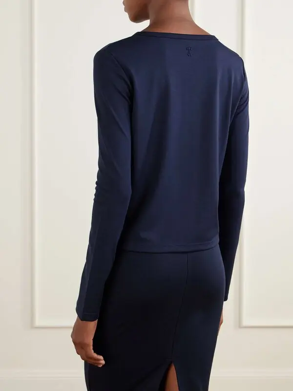 THE PARK Arely Microtencel™-blend Jersey Cardigan