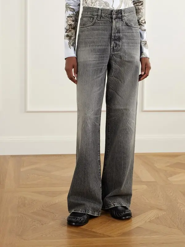 Acne Studios Mid-rise Wide-leg Jeans