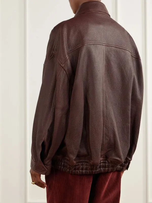 RÓHE Textured-leather Jacket