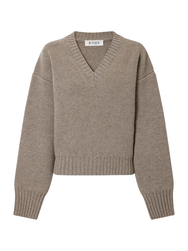 RÓHE Wool Sweater - Brown
