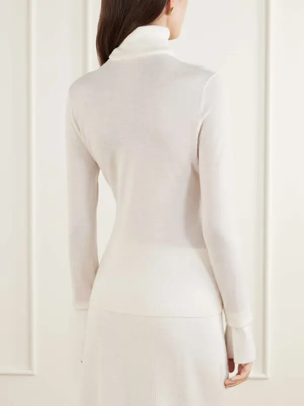 THE PARK Marshall Cashmere And Silk-blend Turtleneck Sweater