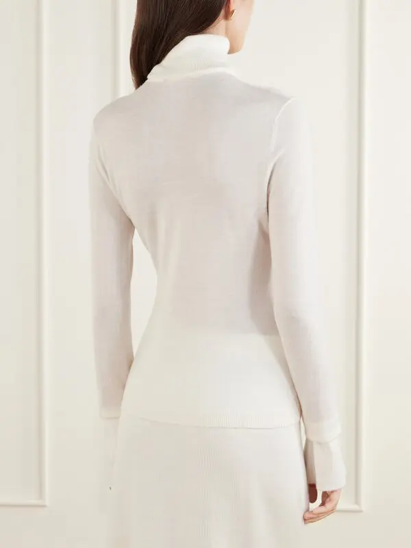 THE PARK Marshall Cashmere And Silk-blend Turtleneck Sweater
