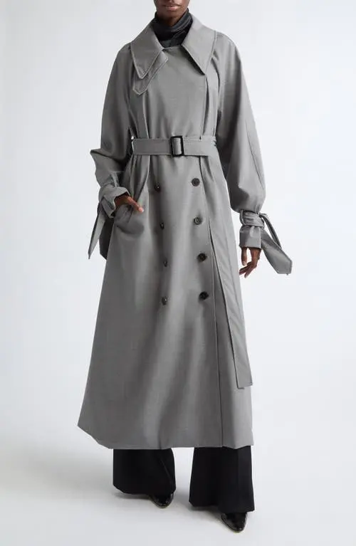HEIRLOME Sidney Virgin Wool Blend Trench Coat