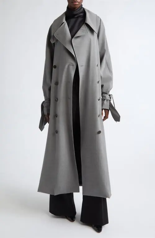 HEIRLOME Sidney Virgin Wool Blend Trench Coat