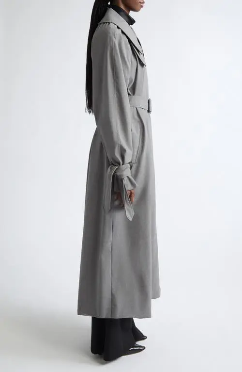 HEIRLOME Sidney Virgin Wool Blend Trench Coat