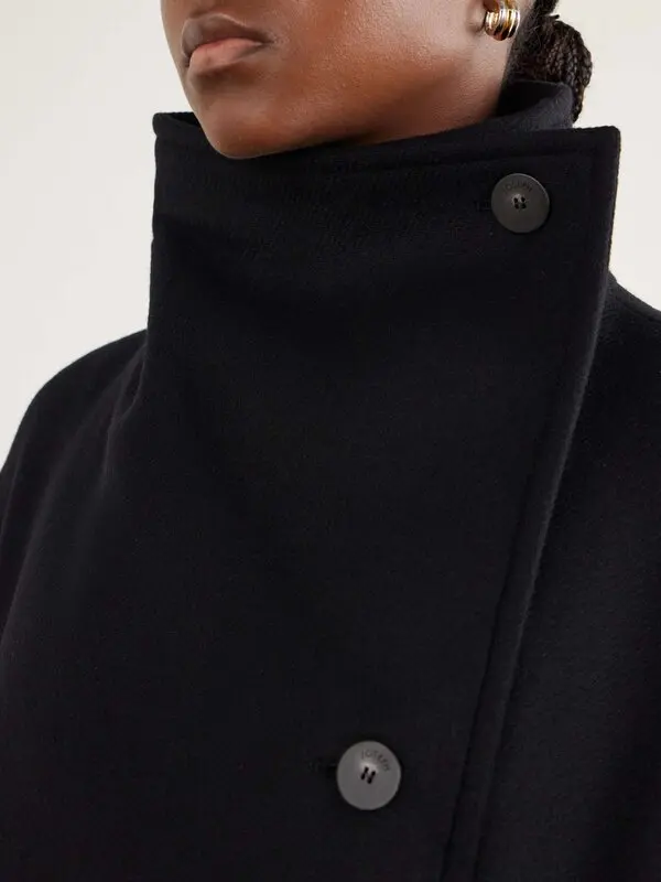 JOSEPH Fiore Belted Virgin Wool-blend Coat