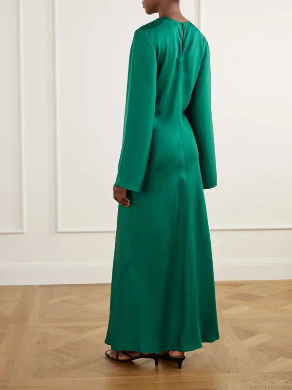 RÓHE Silk-satin Maxi Dress