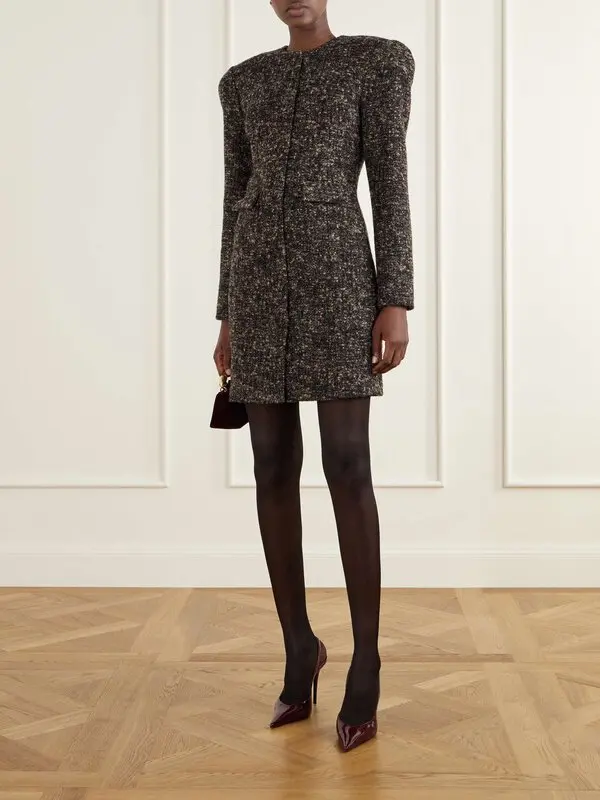 Magda Butrym Wool-bouclé Mini Dress