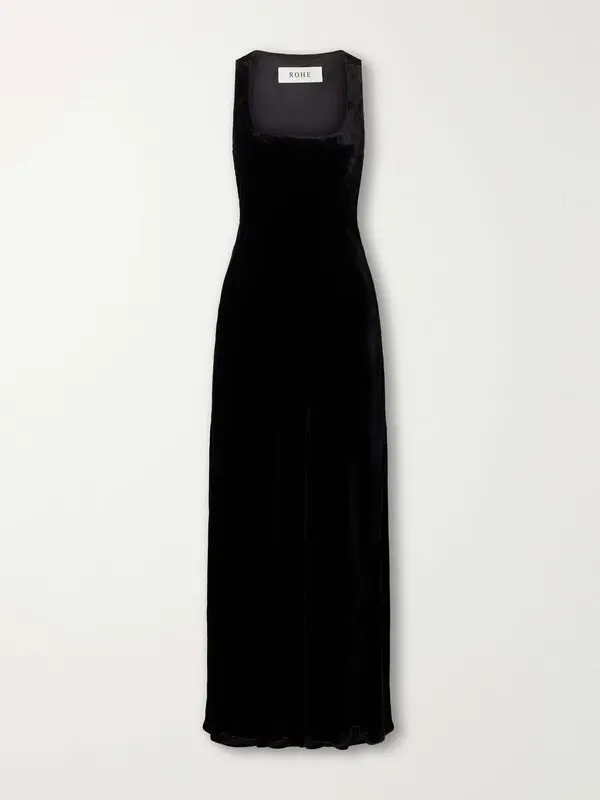 RÓHE Velvet Maxi Dress