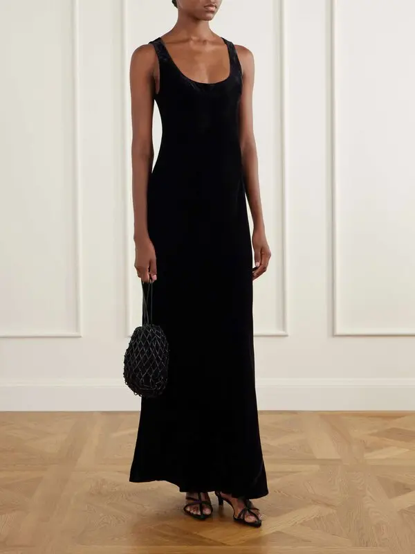 RÓHE Velvet Maxi Dress
