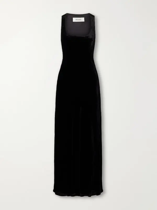 RÓHE Velvet Maxi Dress