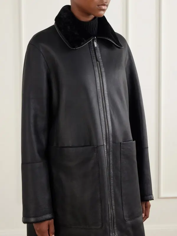 JOSEPH Caspian Shearling Coat