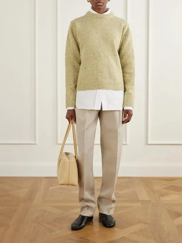 RÓHE Daria Wool-blend Tapered Pants