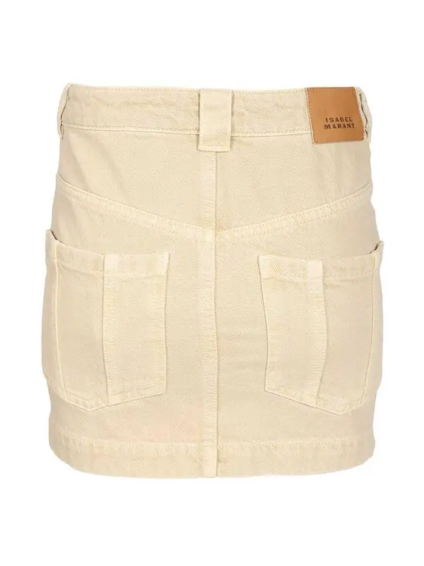 Isabel Marant Étoile Marant Juana Short Skirt - Cream