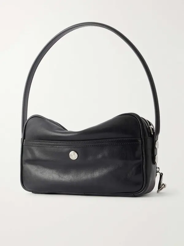 Acne Studios Camero Party Buckle-detailed Leather Shoulder Bag