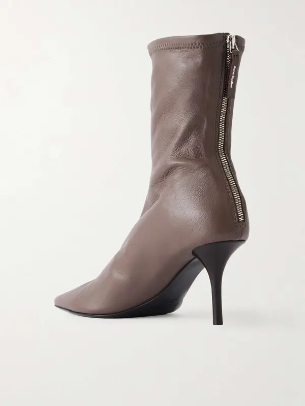 Acne Studios 75 Leather Ankle Boots