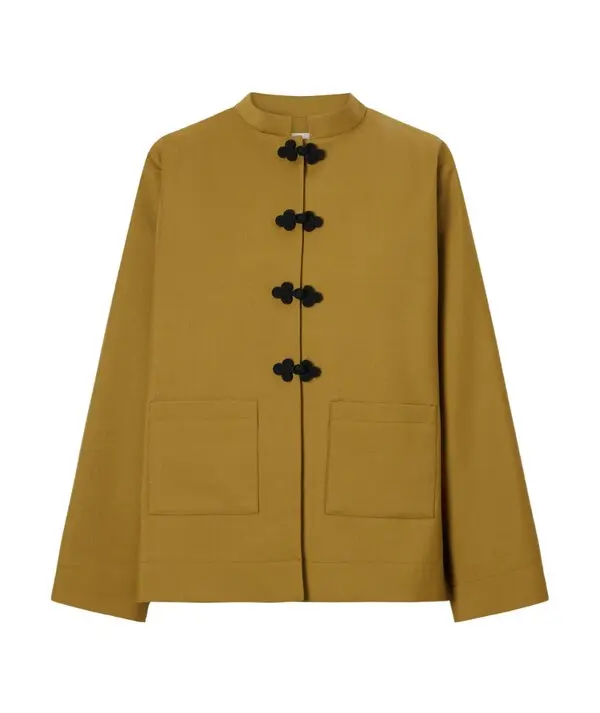 RÓHE Virgin Wool And Mohair-blend Jacket - Yellow