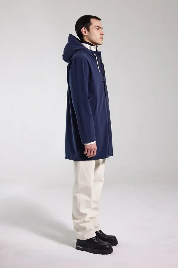 Stutterheim Stockholm Lightweight Zip Matte Raincoat