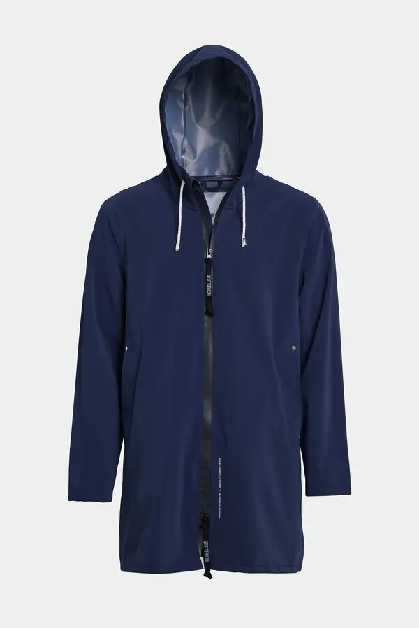 Stutterheim Stockholm Lightweight Zip Matte Raincoat