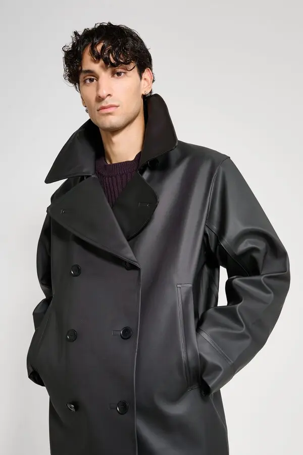 Stutterheim Tranholmen Double Breasted Raincoat
