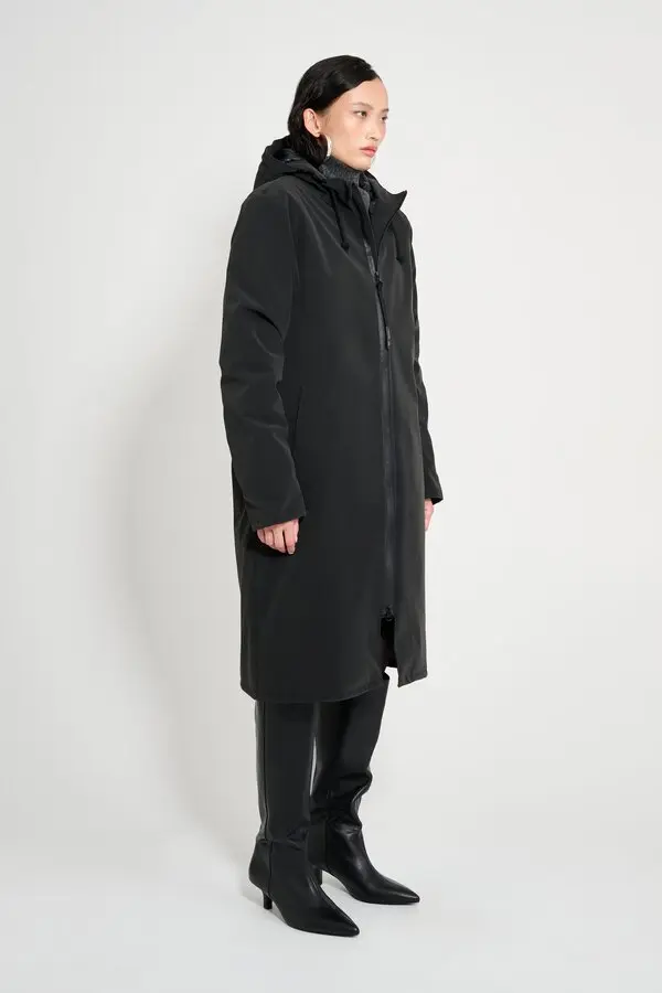 Stutterheim Stockholm Long Matte Winter Coat
