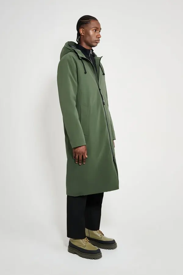 Stutterheim Stockholm Long Matte Winter Coat