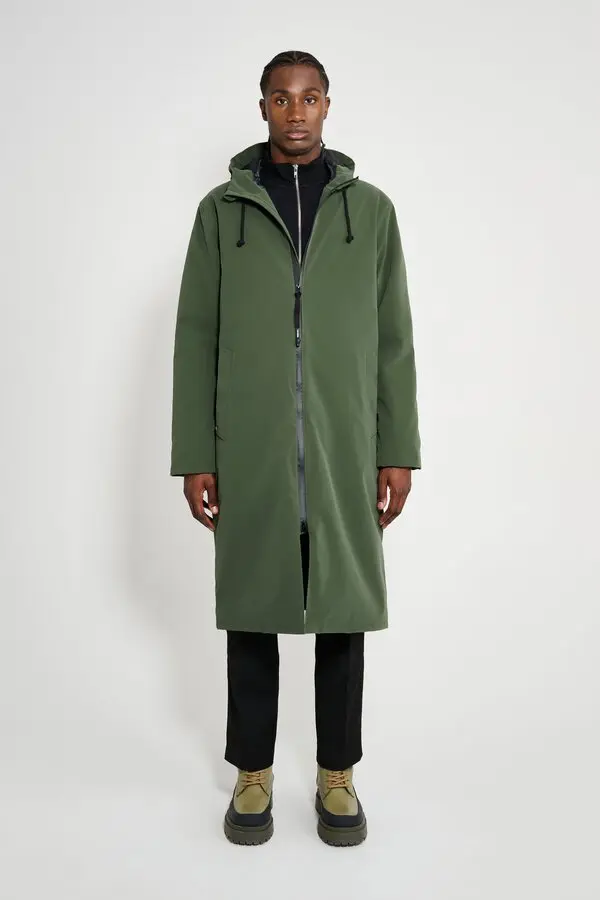 Stutterheim Stockholm Long Matte Winter Coat