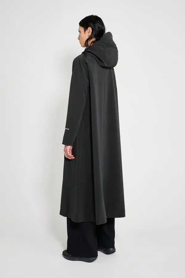 Stutterheim Mosebacke Long Patch Raincoat
