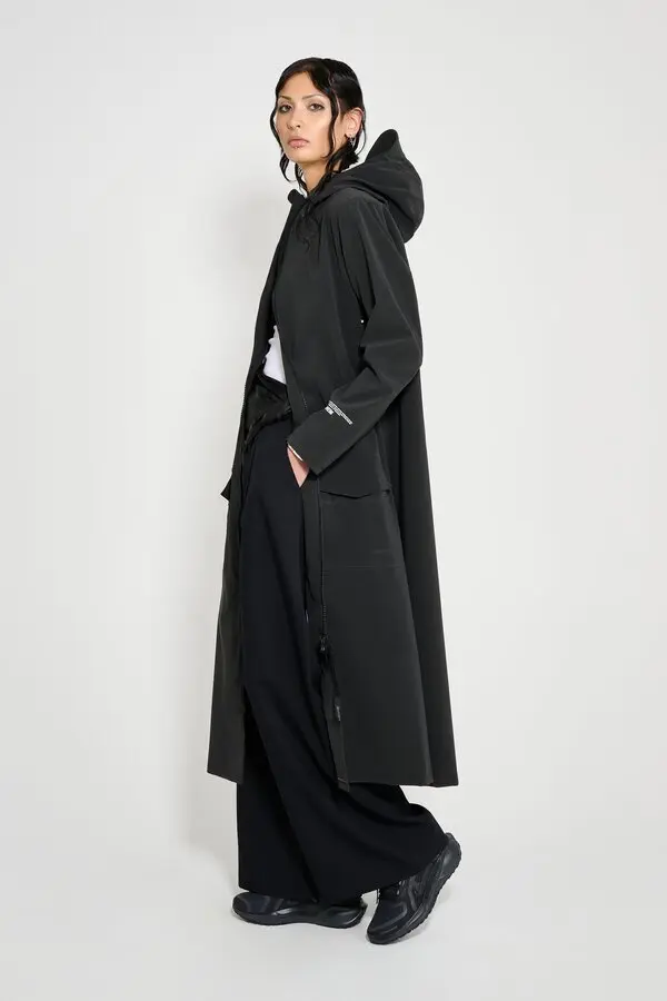 Stutterheim Mosebacke Long Patch Raincoat