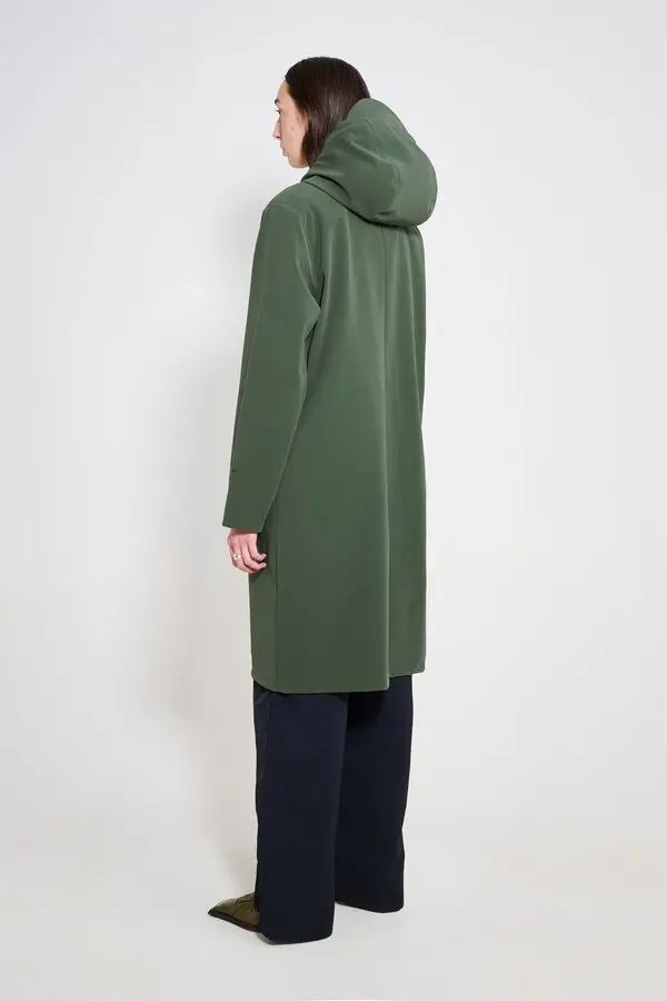 Stutterheim Stockholm Long Patch Raincoat