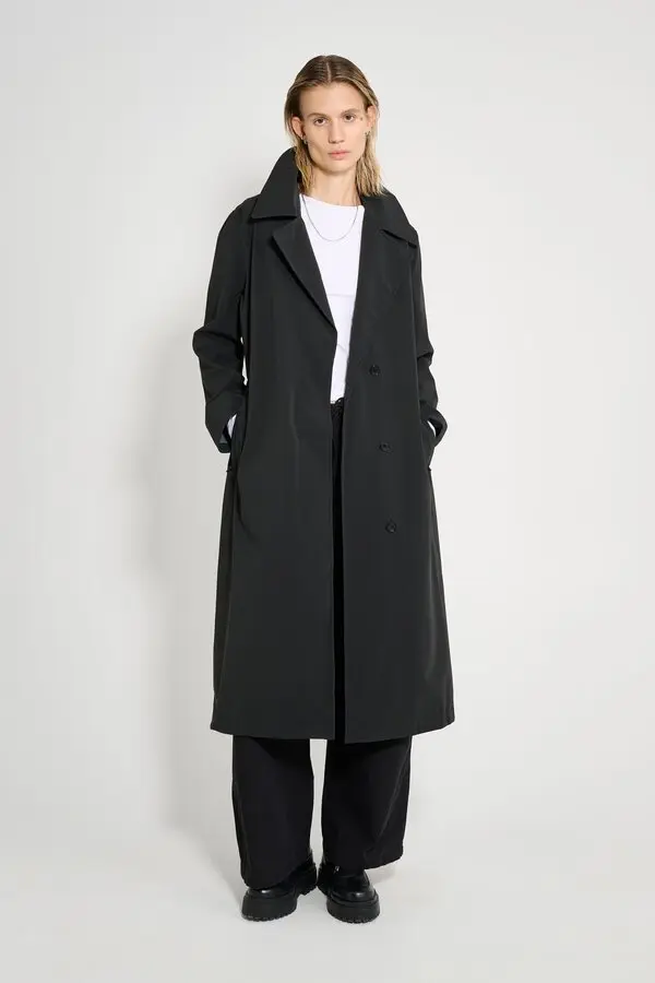 Stutterheim Wayfair Trench Coat - Black