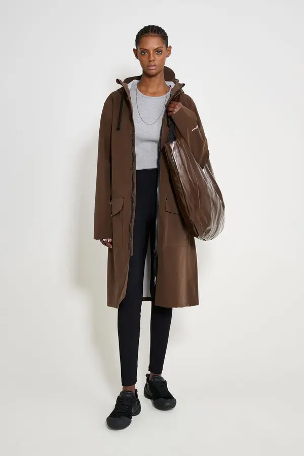 Stutterheim Stockholm Long Patch Raincoat