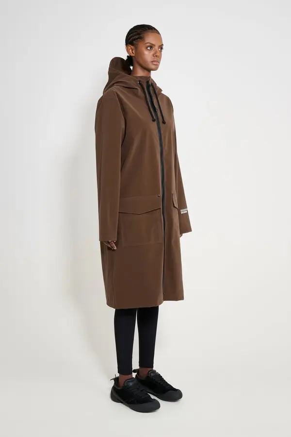 Stutterheim Stockholm Long Patch Raincoat