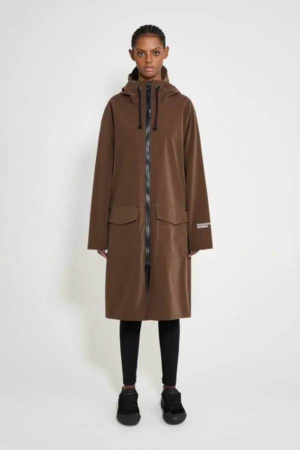 Stutterheim Stockholm Long Patch Raincoat