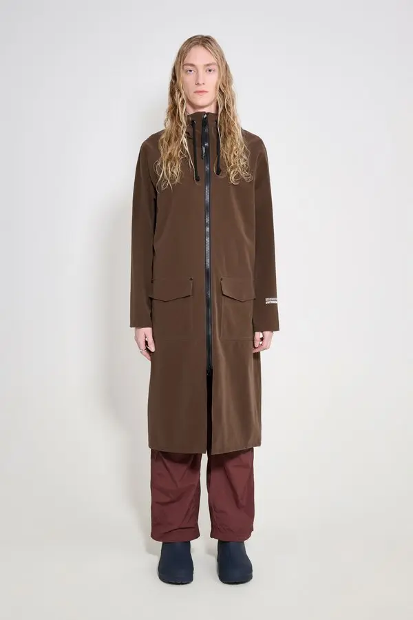 Stutterheim Stockholm Long Patch Raincoat