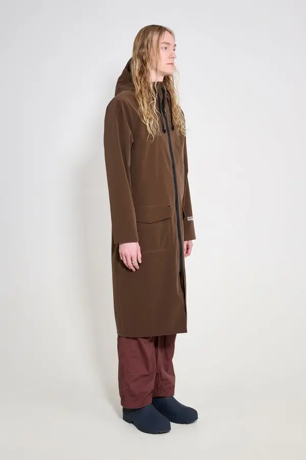 Stutterheim Stockholm Long Patch Raincoat