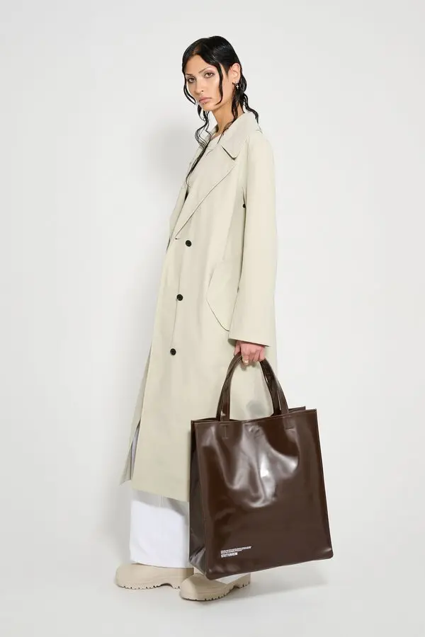 Stutterheim Wayfair Trench Coat - Pelican