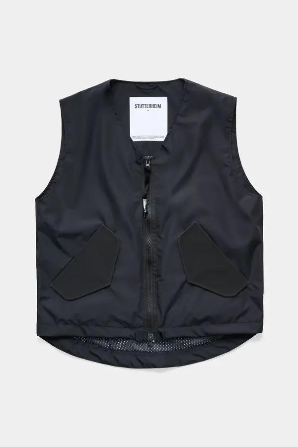 Stutterheim Bro Vest - Black