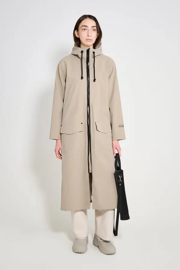 Stutterheim Mosebacke Long Patch Raincoat