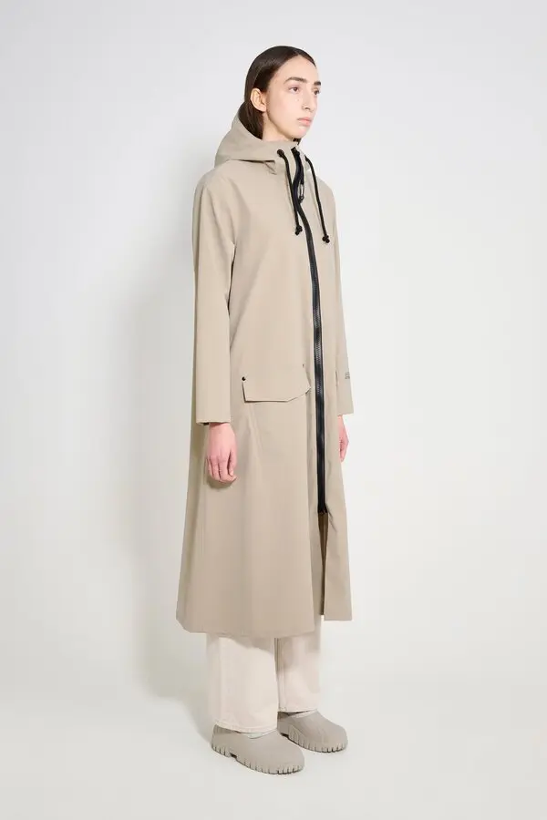 Stutterheim Mosebacke Long Patch Raincoat