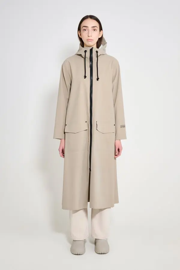 Stutterheim Mosebacke Long Patch Raincoat