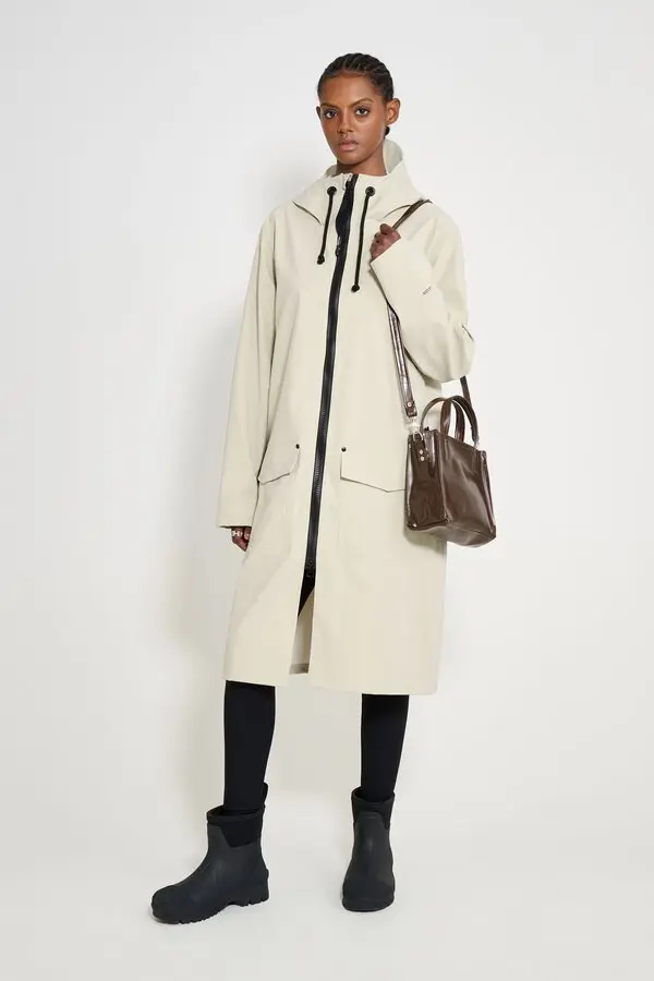 Stutterheim Stockholm Long Patch Raincoat