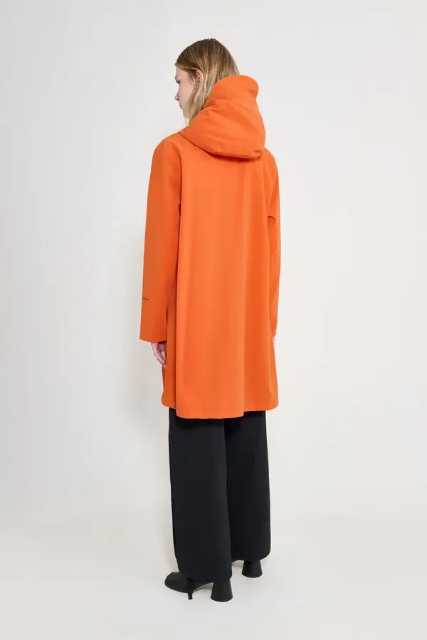 Stutterheim Mosebacke Patch Raincoat - Pumpkin