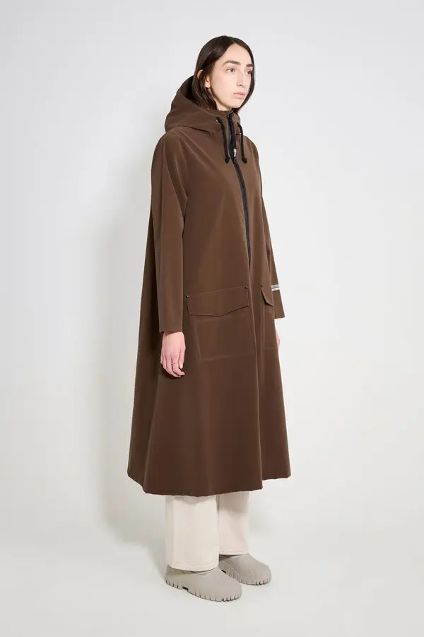 Stutterheim Mosebacke Long Patch Raincoat