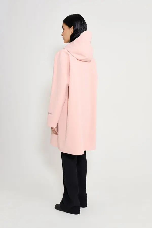 Stutterheim Mosebacke Patch Raincoat - Pale Pink
