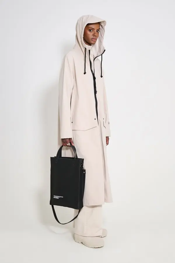 Stutterheim Mosebacke Long Patch Raincoat