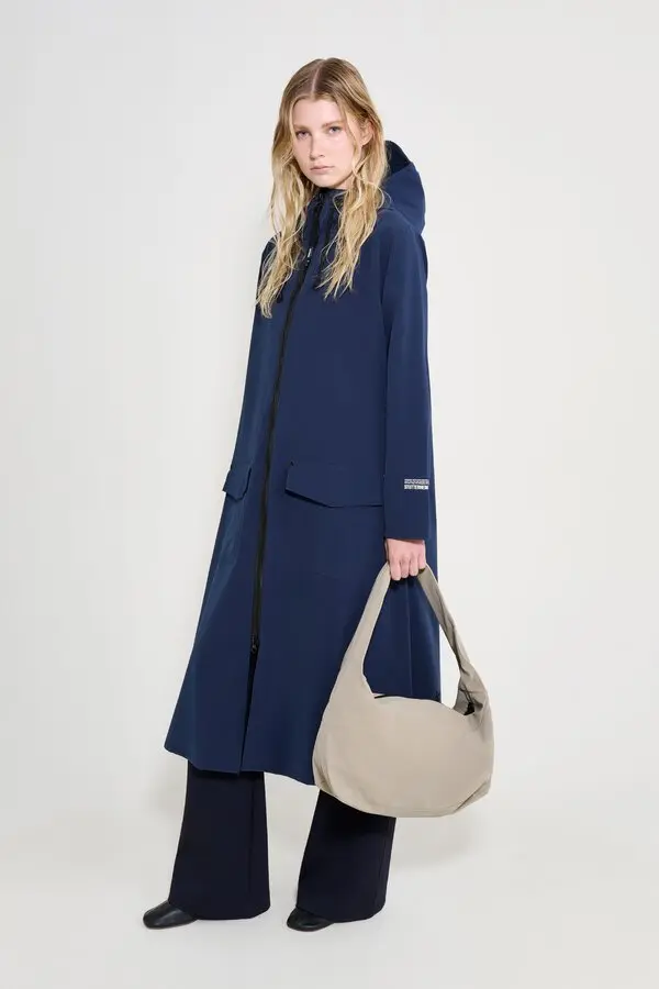 Stutterheim Mosebacke Long Patch Raincoat