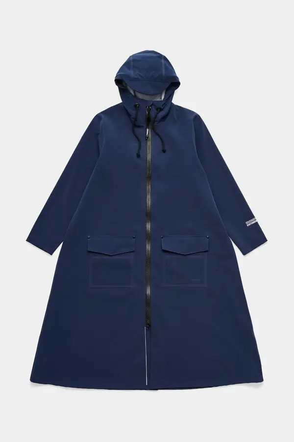 Stutterheim Mosebacke Long Patch Raincoat