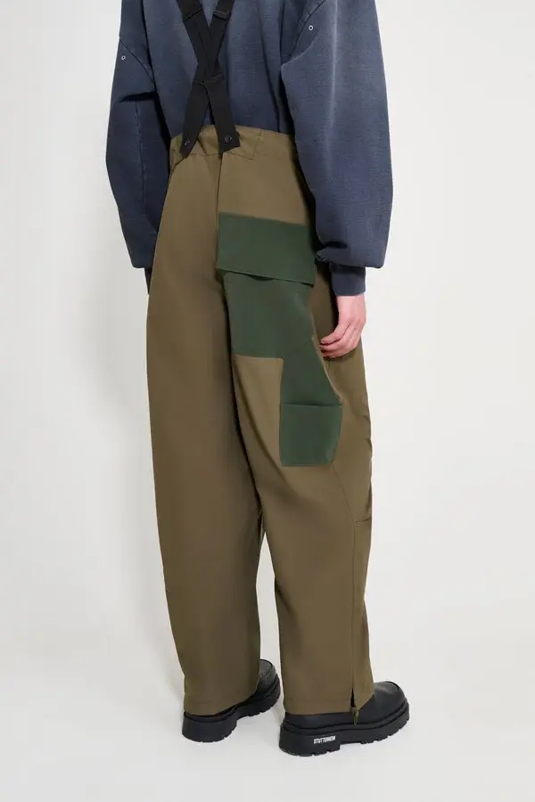 Stutterheim Space Bib Trousers - Green